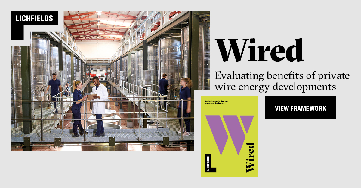 Wired: Evaluating benefits of private wire energy developments