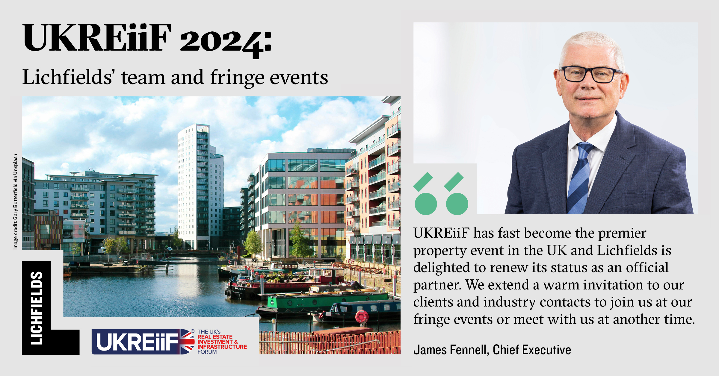 UKREiiF 2024: Lichfields' team and fringe events